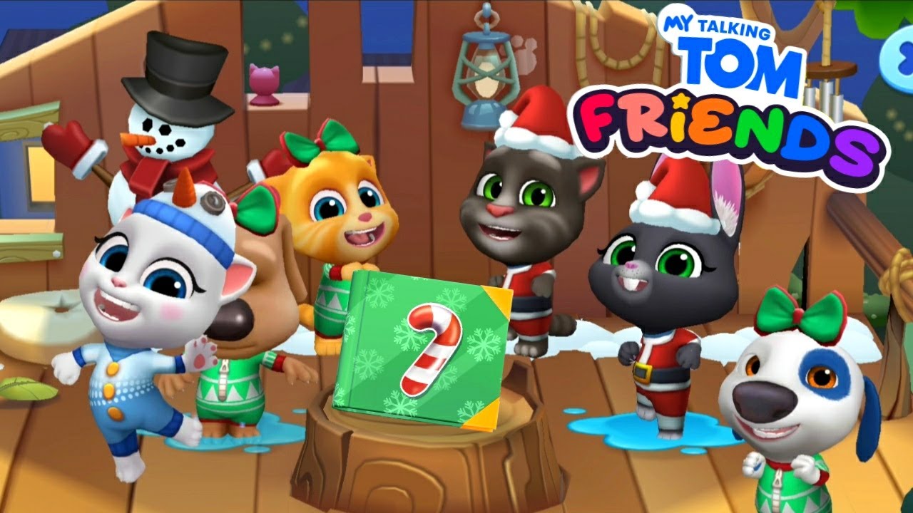 My Talking Tom Friends Christmas Update Gameplay Walkthrough Episode ...