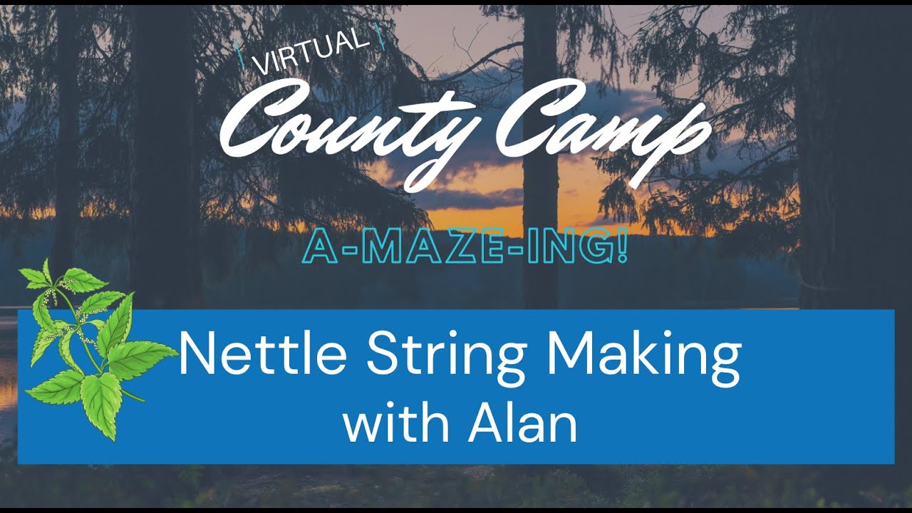 Nettle string making - YouTube
