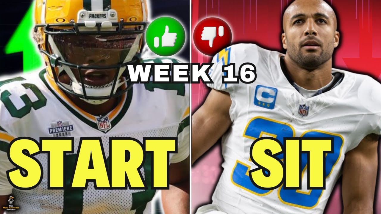 Your COMPLETE Week 16 Fantasy Football MATCHUPS Playbook | MUST Starts ...