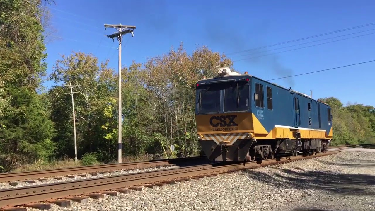 CSX GMS-2 Track Geometry Car - YouTube