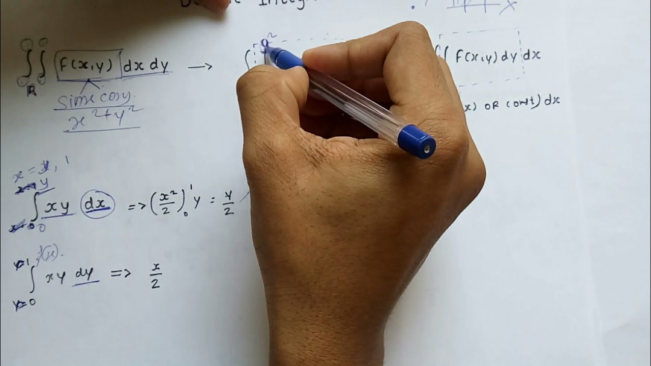 Evaluation of Double Integral with Examples - YouTube