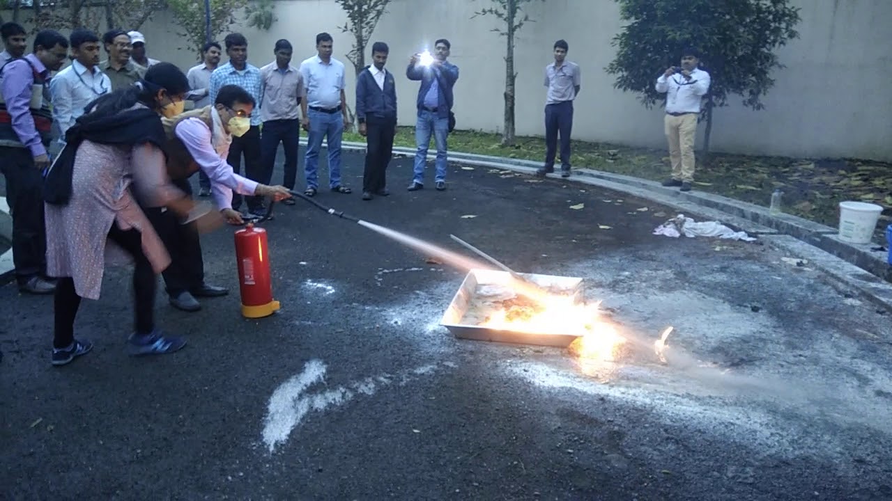 How to use Foam type fire extinguisher - YouTube