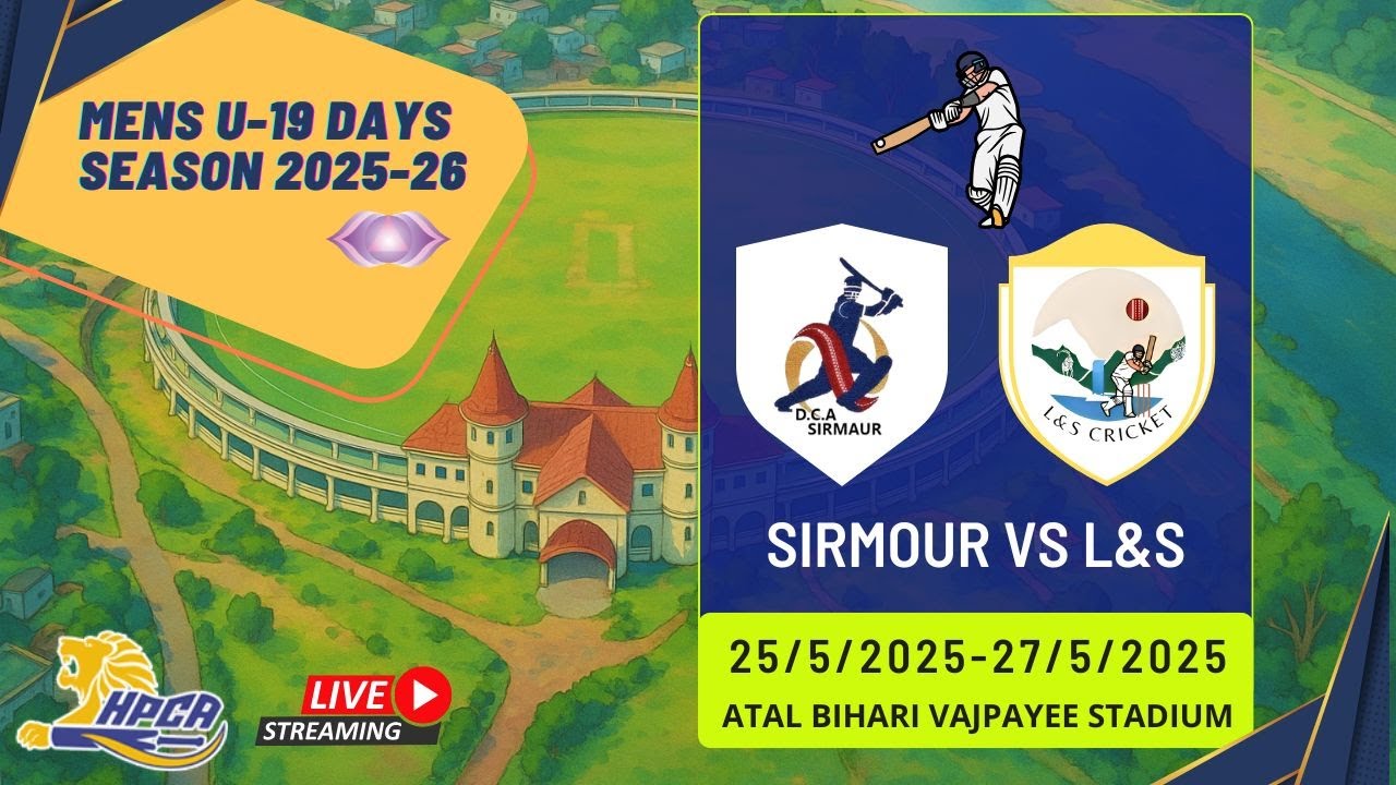 SIRMOUR VS L&S MEN U-19 DAYS SEASON 2025-26 - YouTube