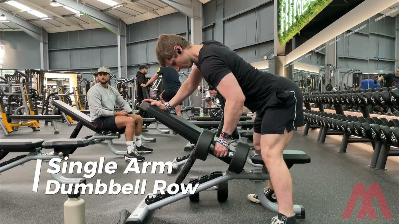 Single Arm Dumbbell Row - Exercise Demo - YouTube
