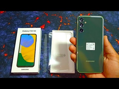 Samsung Galaxy F34 5G Phone Amazing Green💚 Back Panel Look😱 And ...