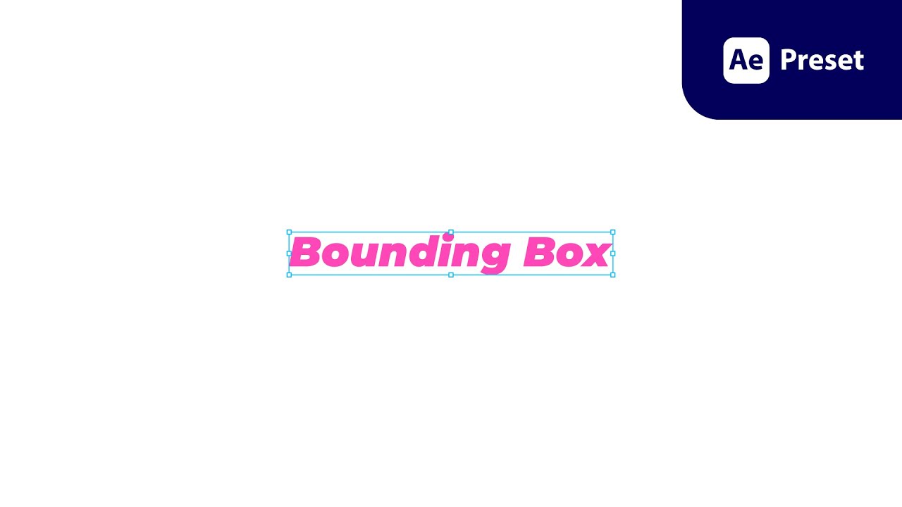 Bounding Box After Effects Preset YouTube Bounding Box After Effects Preset YouTube