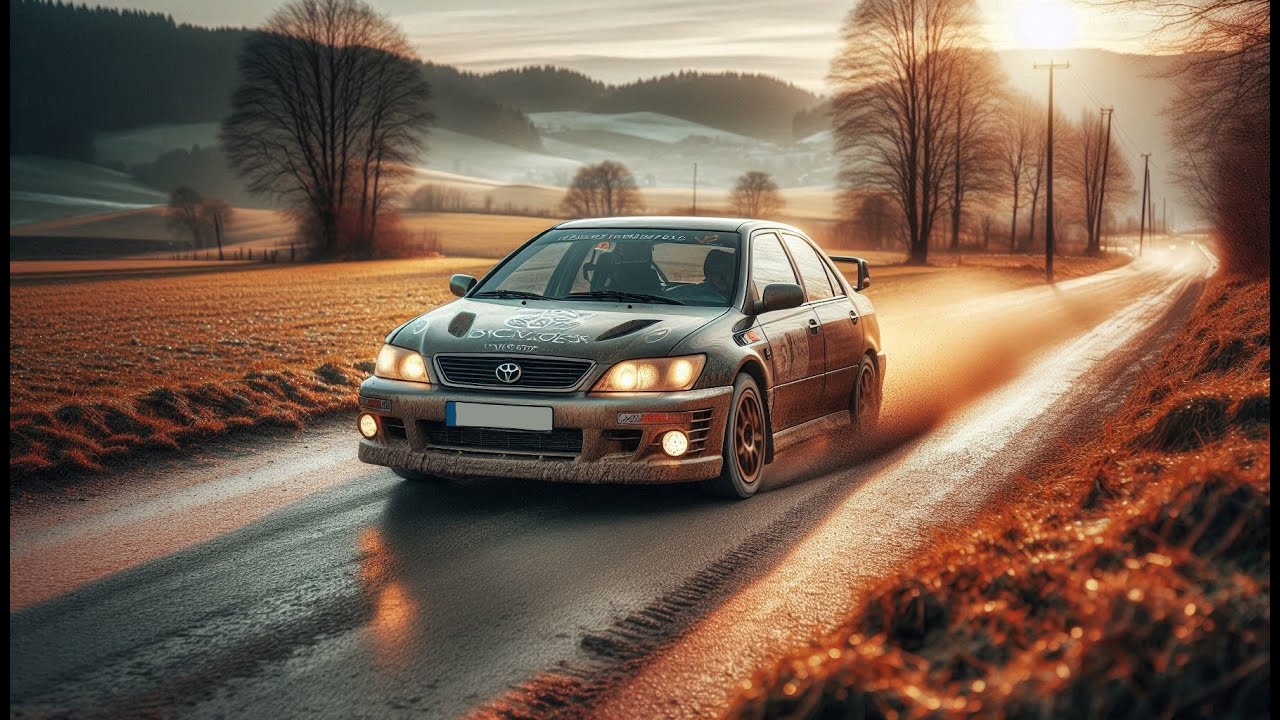 Toyota Shitbox Rallying on Contry Roads - YouTube