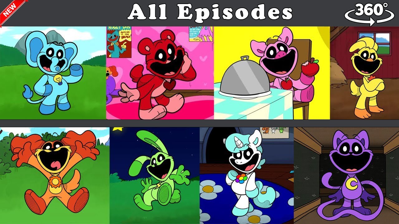 🆕 360 VR All Smiling Critters cardboard voicelines animated (Complete) - YouTube