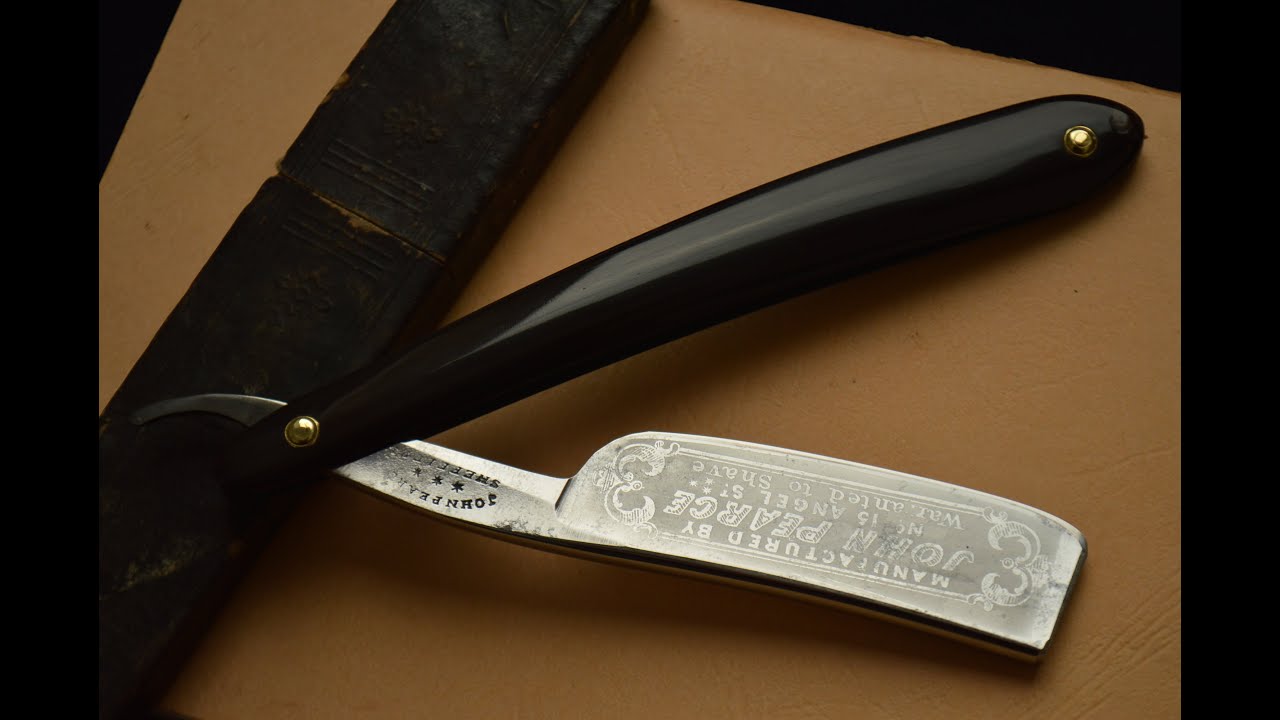straight razor restoration John Pearce 1850`s, Warranted to Shave blade ...