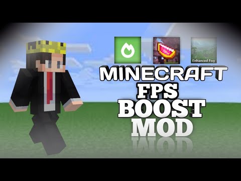 Minecraft fps boost mod Make for better gameplay made by DG KING # ...