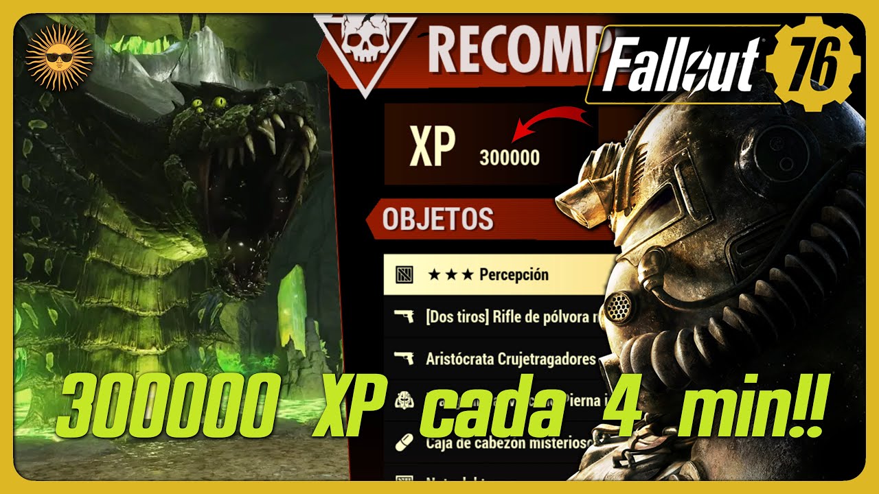 Fallout 76: 300000 de experiencia!! XP y loot masivo!! - Gameplay ...