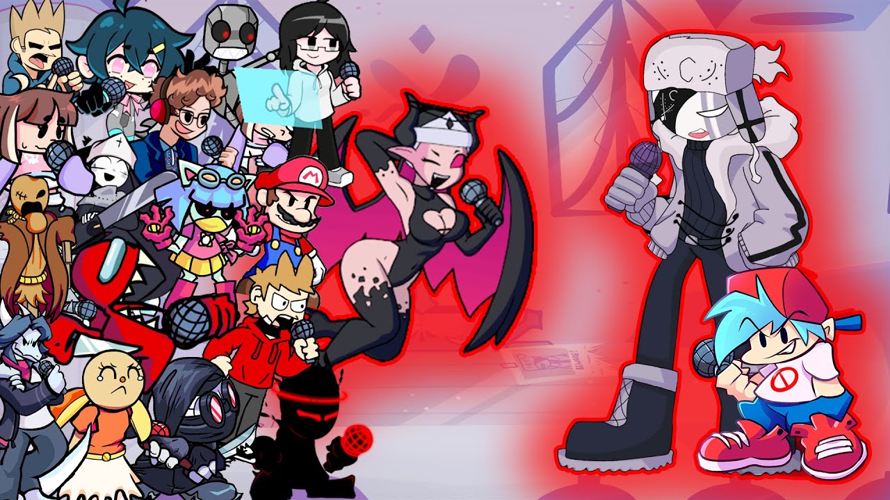 FNF Zavodila But Different Characters Sing It 🎵 (Everyone Sings ...