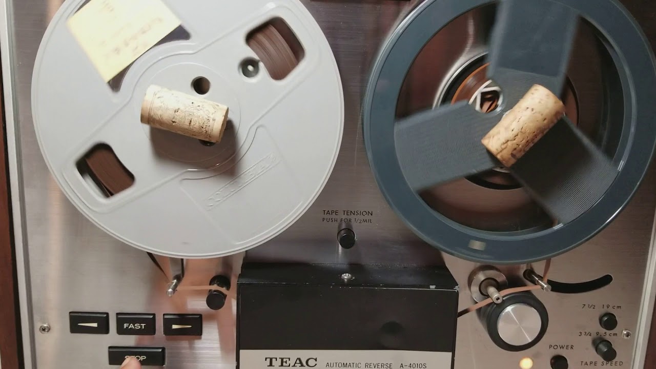Teac A-4010s 4-Track Reel to Reel Tape Deck - YouTube