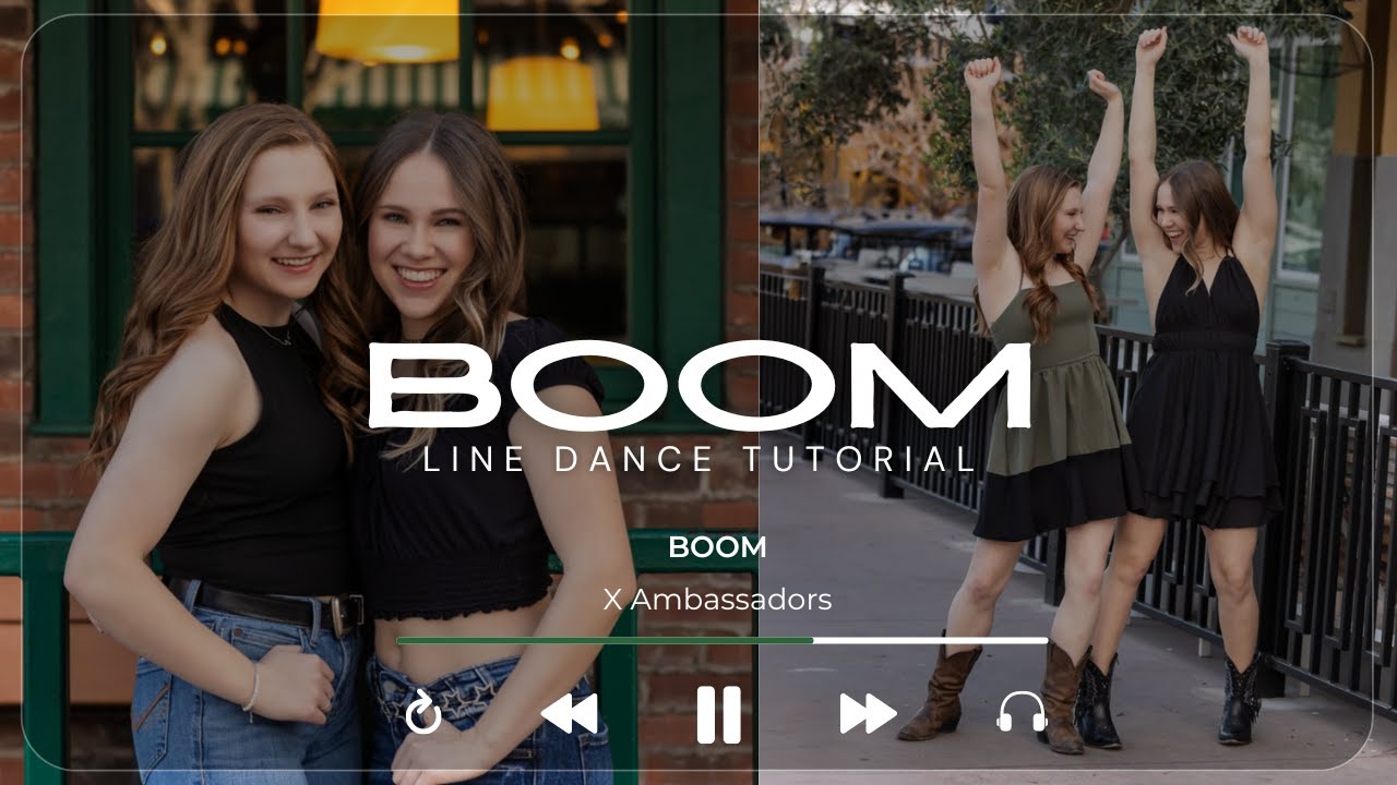 BOOM Line Dance Tutorial - YouTube