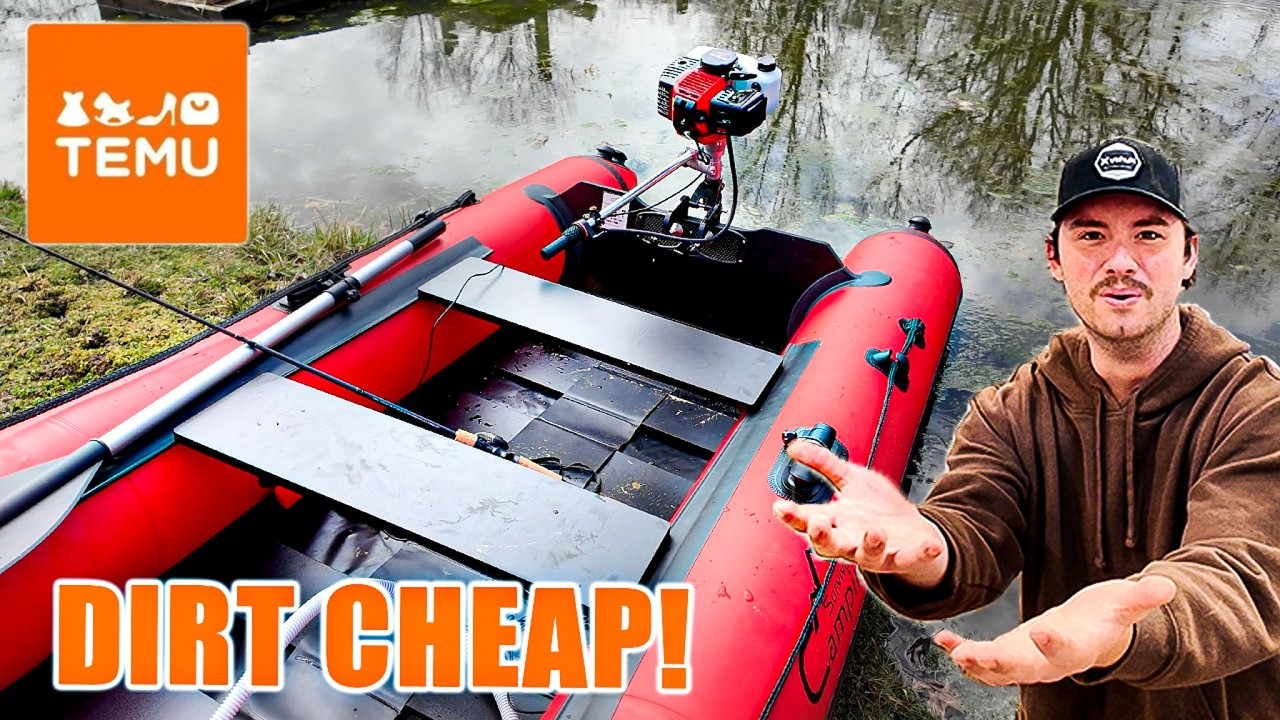 Building a Fishing Boat using only Items I Bought from TEMU! - YouTube