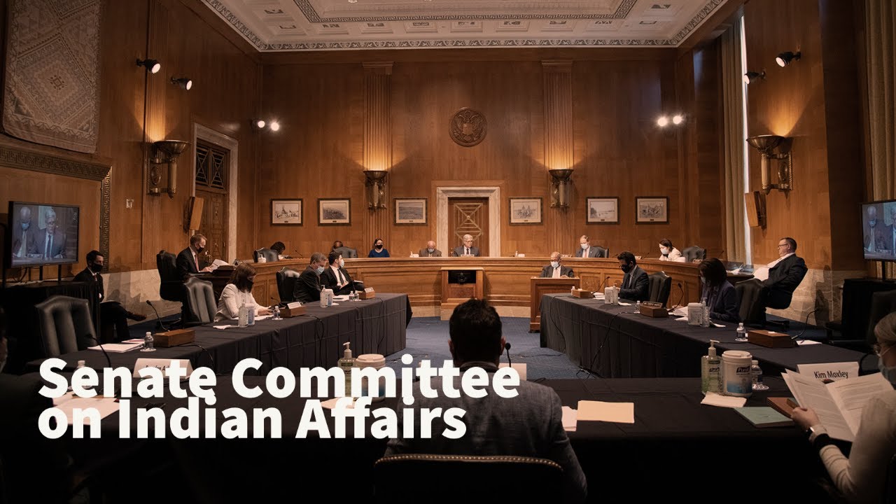 Senate Committee on Indian Affairs Organizational Meeting | 117th ...