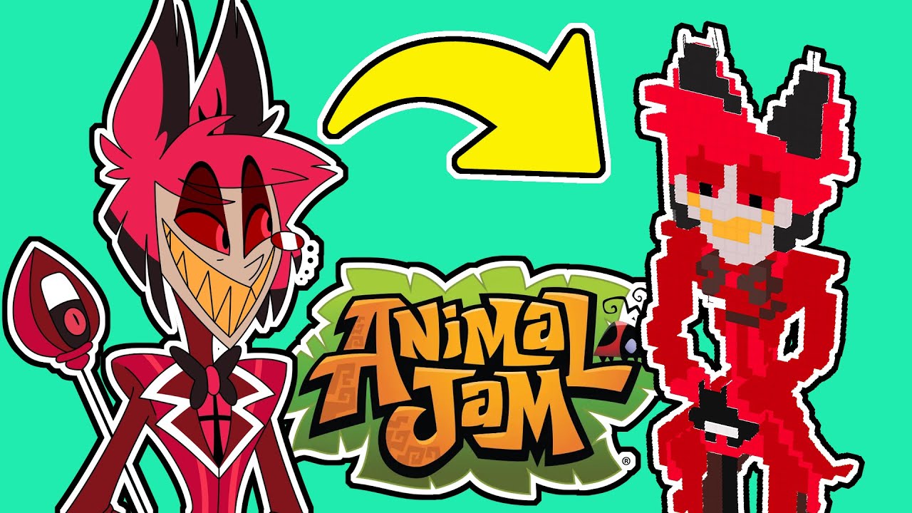 Alastor in Animal Jam | Master Blocks TIMELAPSE - YouTube