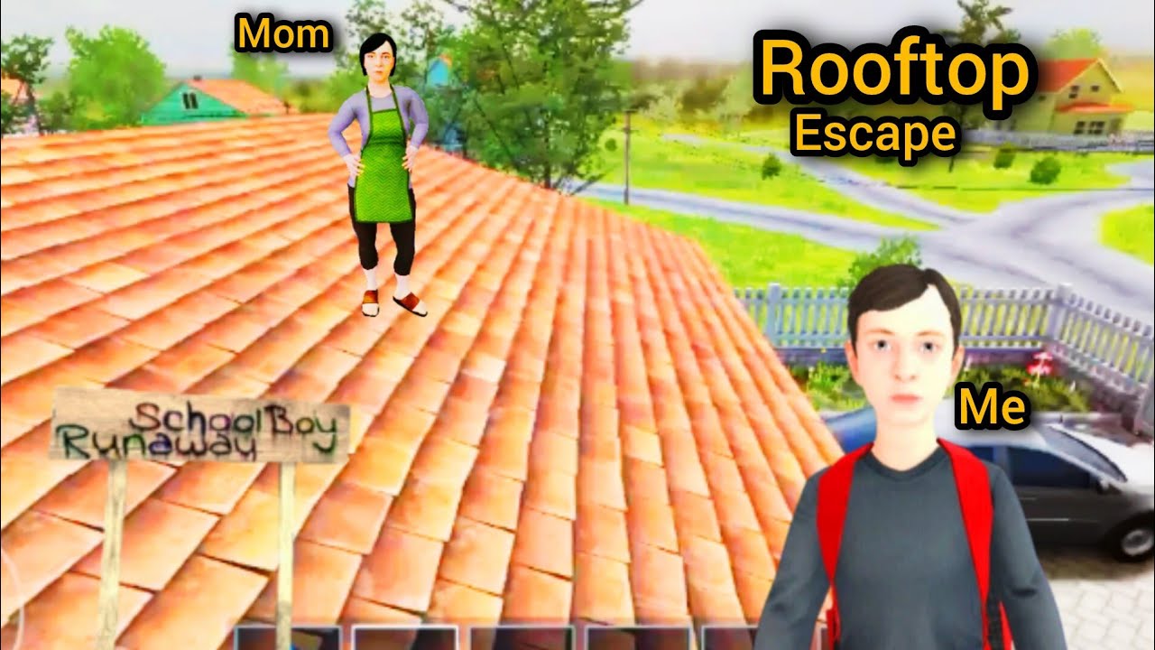 schoolboy runaway Act1 Rooftop escape // Full gameplay // - YouTube