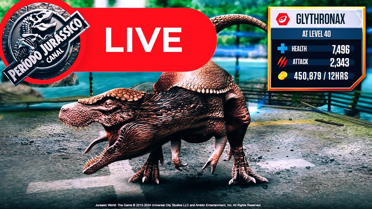 Jurassic World — GLYTHRONAX, continuando o evento. - YouTube