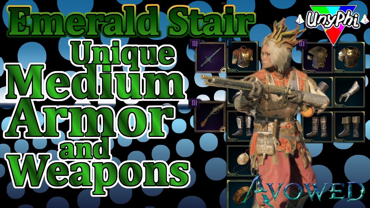 Emerald Stair Unique Ranger Armor and Weapons - Avowed - Arquebus One ...