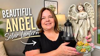 NBQQ Solar Garden Statue Angel Figurine Review, No Wiring, No Maintenance, Just Magic