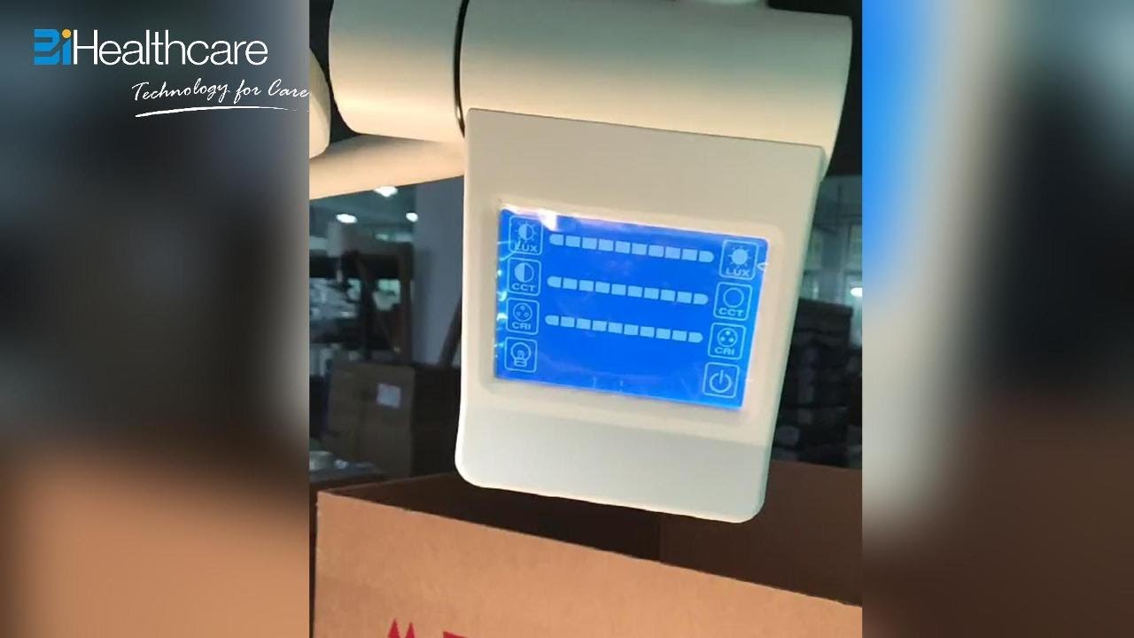 LED surgical light illumination test BiHealthcare - YouTube
