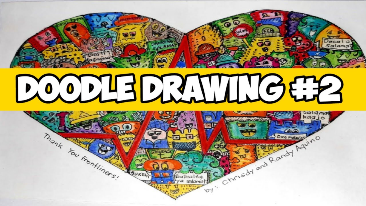 Doodle Drawing 2 | FRONTLINERS | Covid Art Series 1 - YouTube