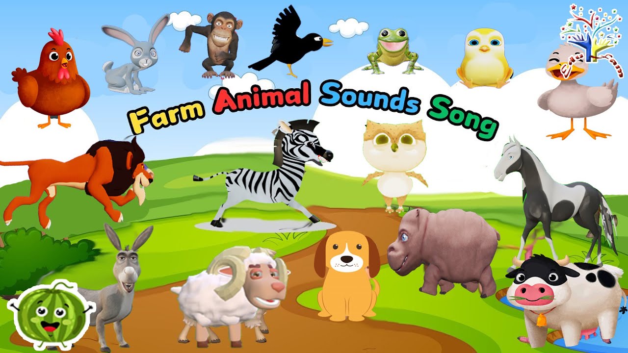 The Animal Sounds Song Z3AD2 || Come See The Animal At The Zoo! Edufam ...