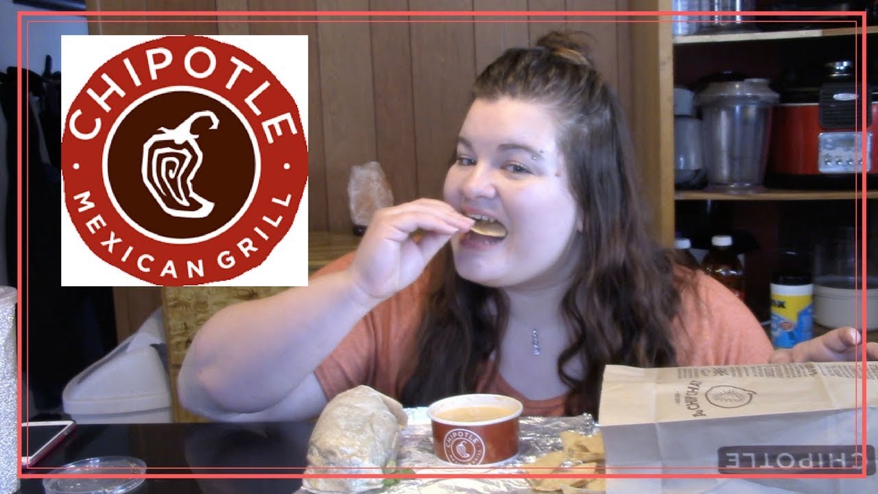 Chipotle Mukbang Eating Show | Chit Chat, Crunchy Chips & Finger ...