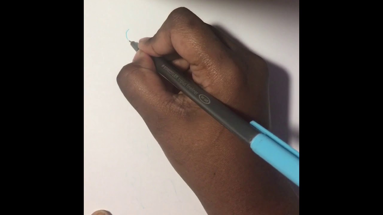 Calligraphy with an ordinary pen- easy - YouTube