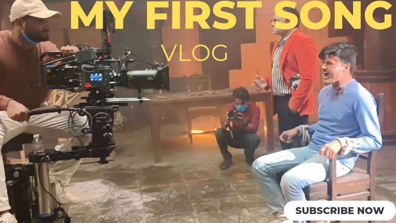 my first song vlog BTS #song #shooting #viral - YouTube
