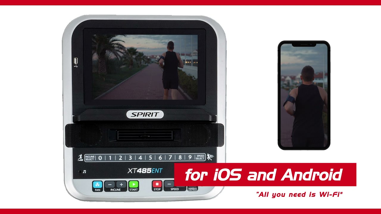 Spirit Fitness X Series ENT Console - YouTube