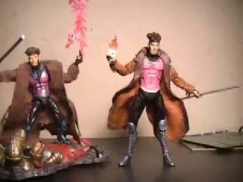 Marvel Select Gambit Figure review - YouTube