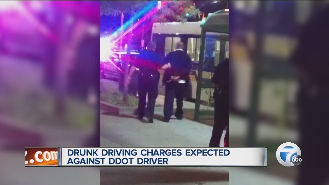 DDOT bus driver arrested for drunk driving - YouTube