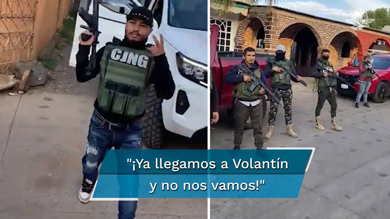 Video de convoy del CJNG se hace viral - YouTube