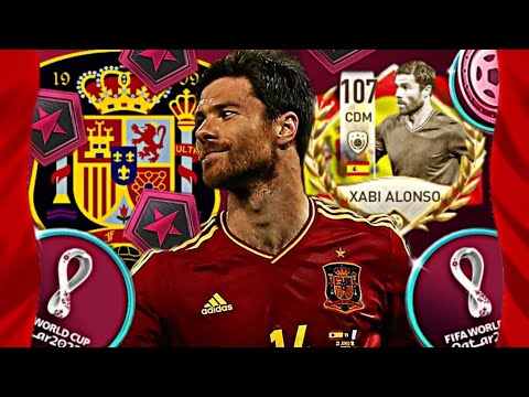 107 OVR XABI ALONSO REVIEW AND GAMEPLAY(IS HE WORTH CDM CARD)FIFA WORLD ...