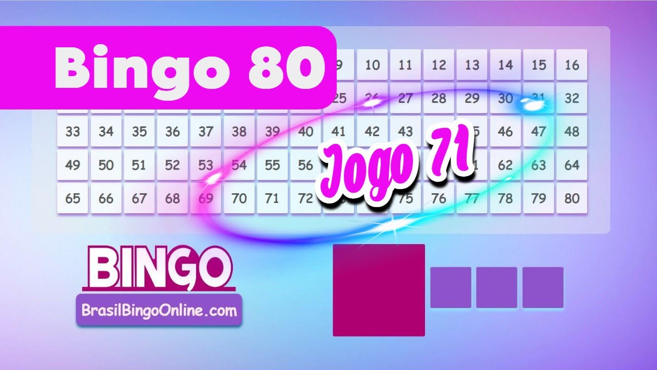 Bingo 80 Bolas em Casa Jogo 71 Brasil Bingo Online - YouTube