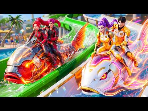 Golden Family VS Ruby Family: RUMI Gets The Magic KOI CARP Racing Championship - KPOP Demon Hunters