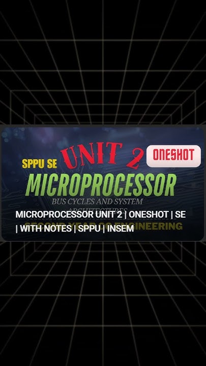MICROPROCESSOR UNIT 2 | ONESHOT #shorts #computerengineering #sppu #secondyear #microprocessor ...