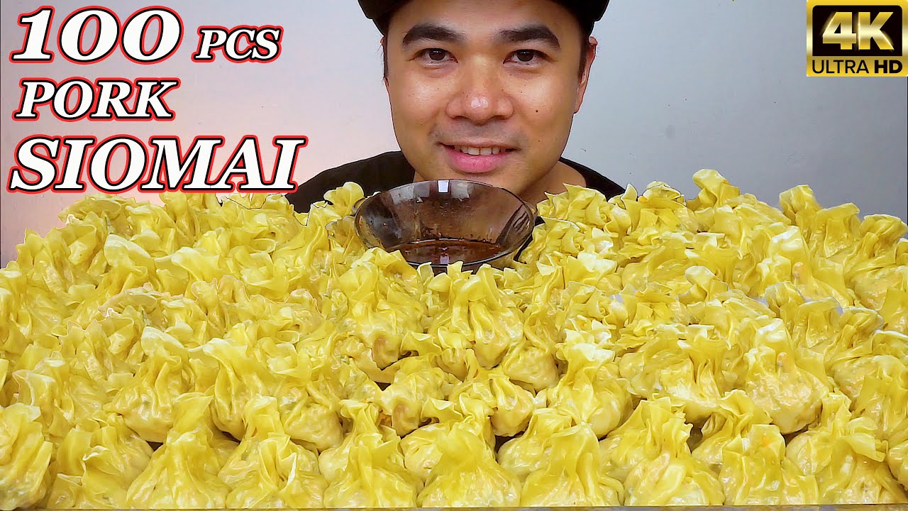 100 pcs. PORK SIOMAI MUKBANG | Mukbang Philippines | FILIPINO FOOD ...