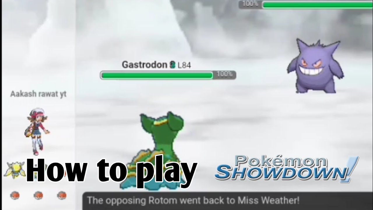 How to play Pokemon showdown in Mobile - YouTube