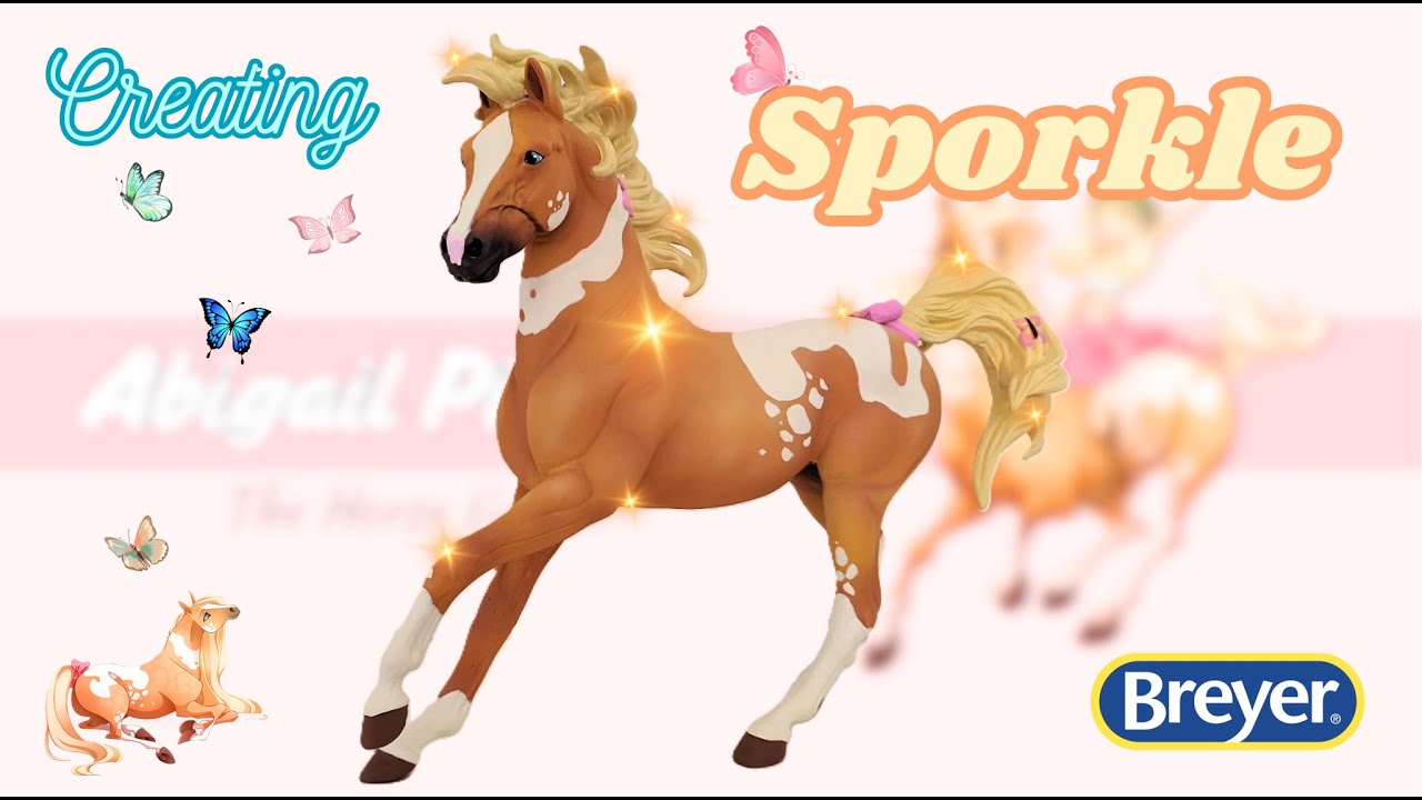 Creating SPORKLE for Abigail Pinehaven 🎀 Ethereal Breyer Horse Custom ...
