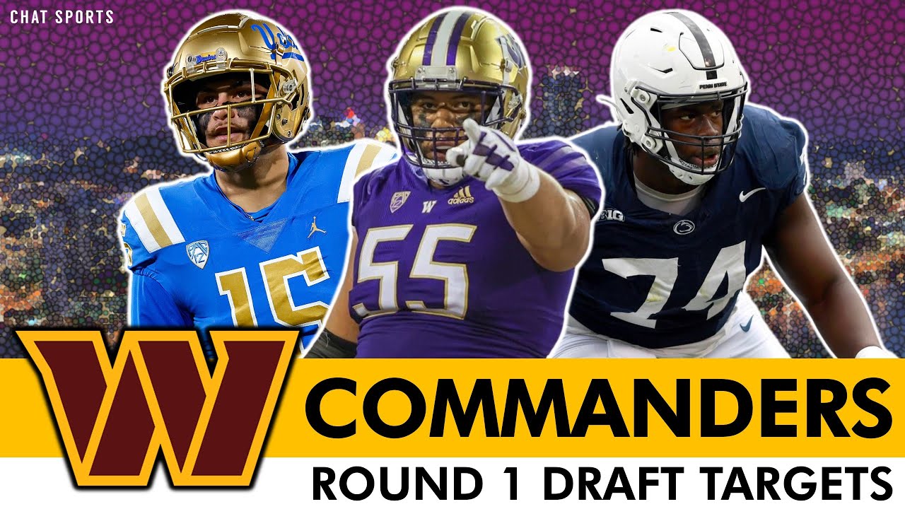 Commanders Round 1 Draft Targets: QB Options At #2 + TRADE UP In Round ...
