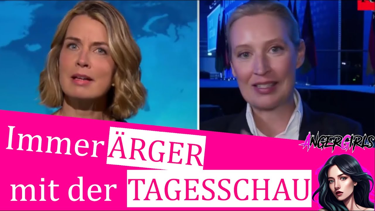 Immer ÄRGER mit der TAGESSCHAU - Interview mit Alice Weidel - YouTube