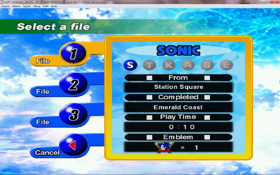 SONIC ADVENTURE DREAMCAST EMULATOR - YouTube