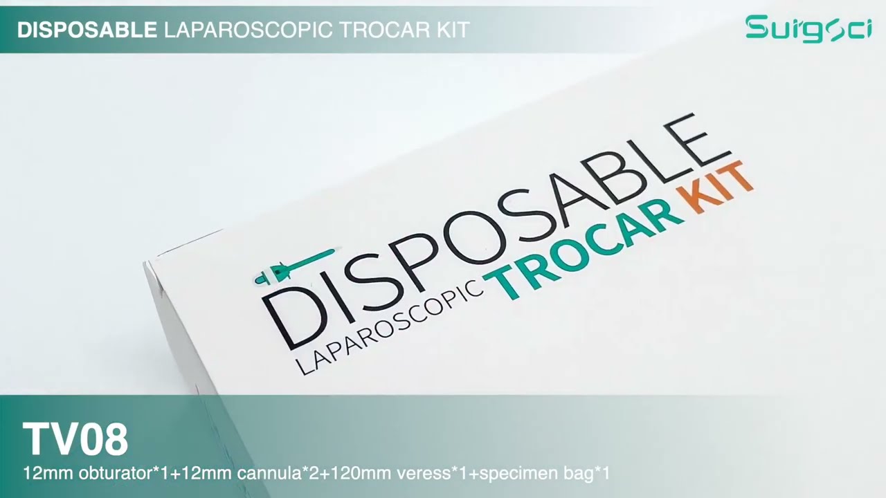 Laparoscopic Trocar Kit | 12mm Disposable Optical Trocar Kit TV08 ...
