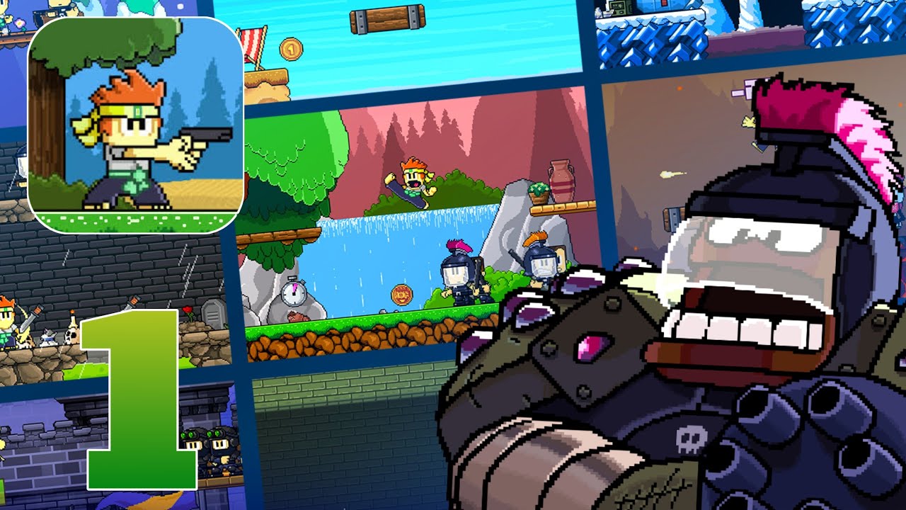 Dan The Man - Gameplay Walkthrough Part 1 (iOS, Android) - YouTube