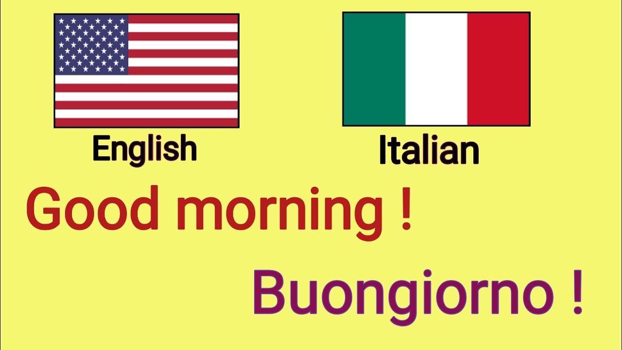 Italian and English language conversation practice for beginners ...