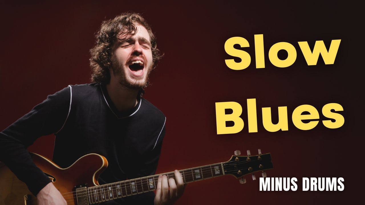 Slow Blues, Minus Drums, A, 60 bpm - Backing Track - YouTube