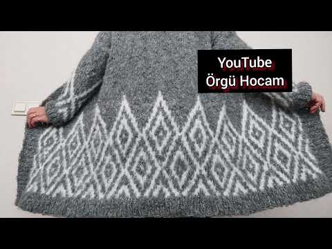 YOUTUBE ÖRGÜ HOCAM KANALIMDA ANLATIMINI YAPTIĞIM NORVEÇ HIRKASI yapılışı @orguhocam